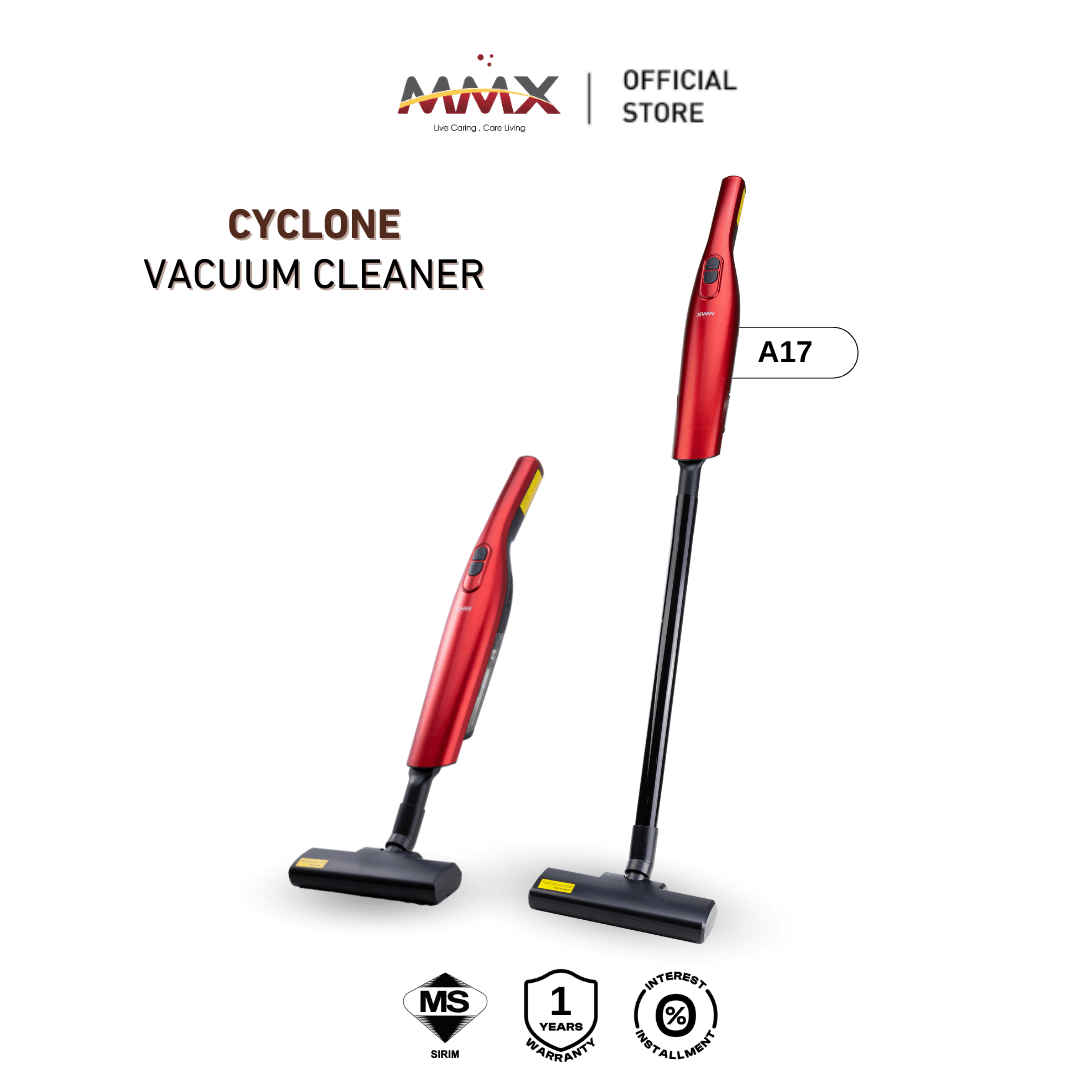 MMX Cyclone Pico A17 Cordless Handheld Vacuum Cleaner Red MMXVC-177R ...