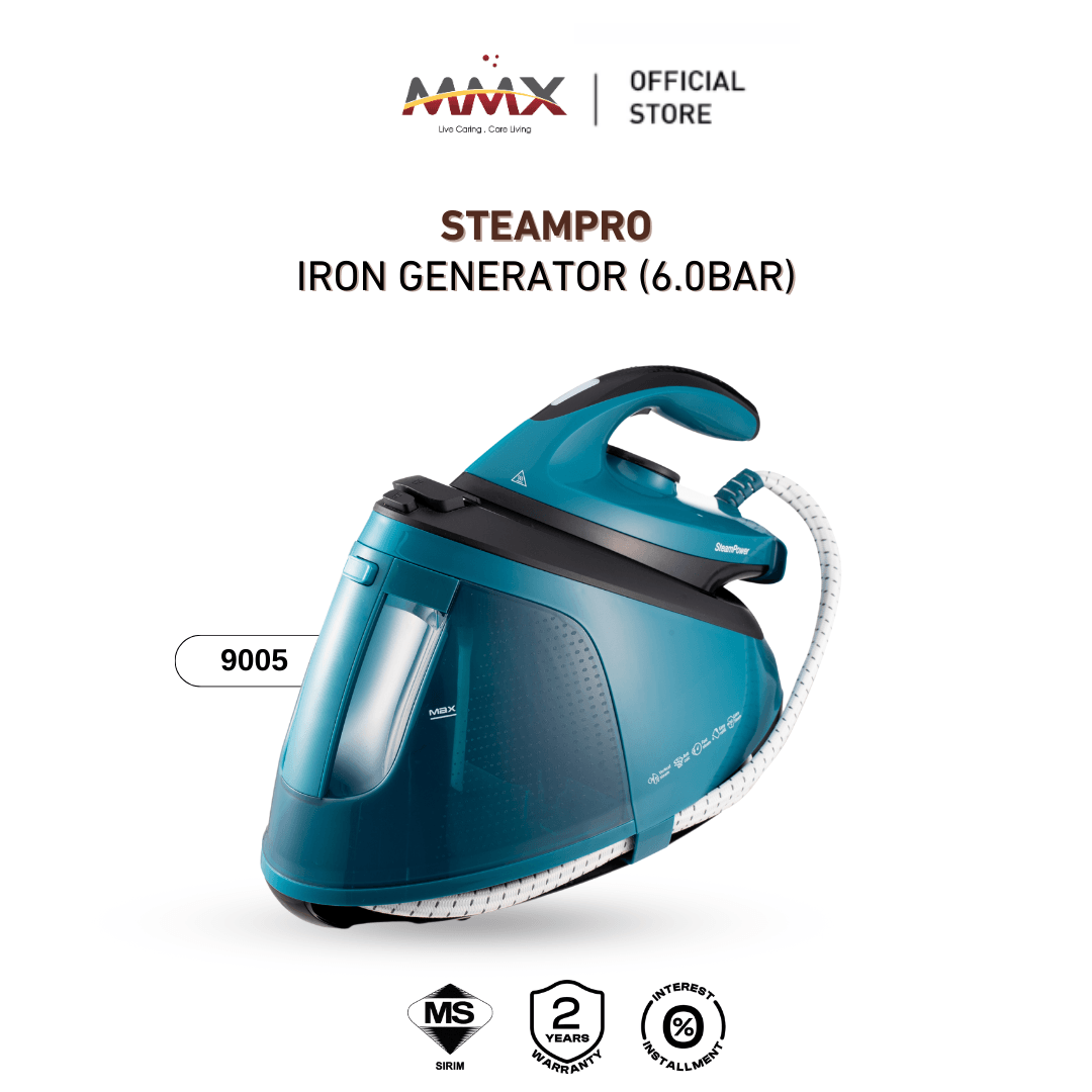 MMX SteamPro 9005 Steam Generator Iron Green (MMXSSI-9005G) – MMXMALL