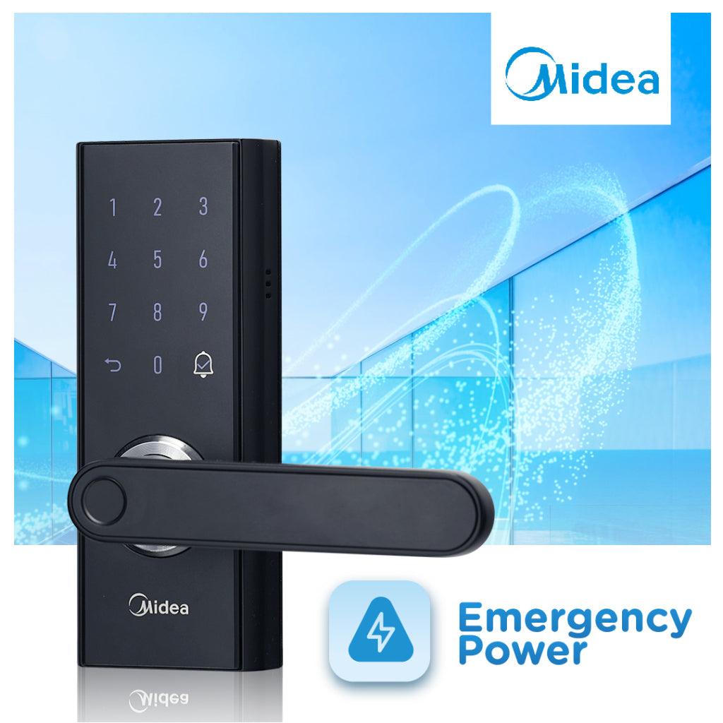 Midea BF205 SecureKey Pro: Smart Door Lock with Fingerprint | Password ...
