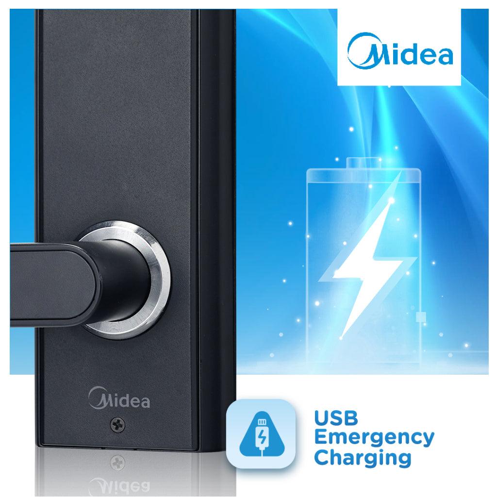 Midea BF205 SecureKey Pro: Smart Door Lock with Fingerprint | Password ...